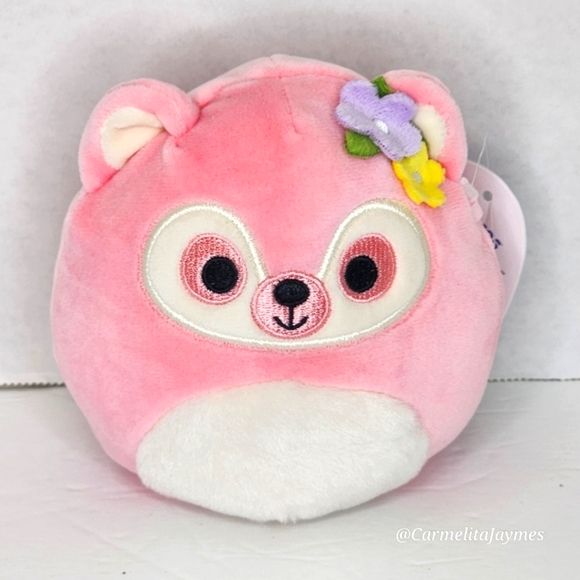 Squishmallows | Toys | Ditty Salmon Pink Lemur W Flowers Original ...